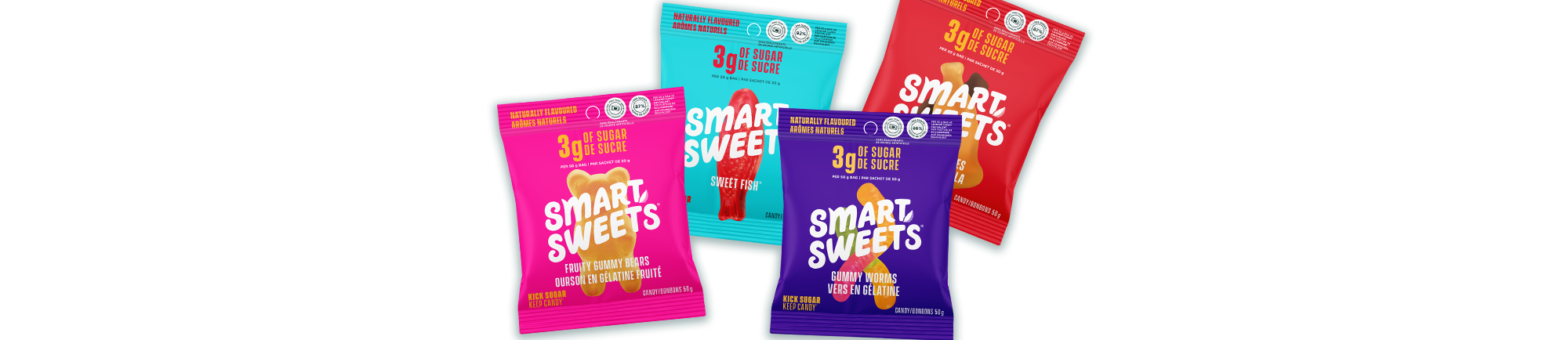 SmartSweets Canada - Low Sugar Candy - Kick Sugar, Keep Candy™